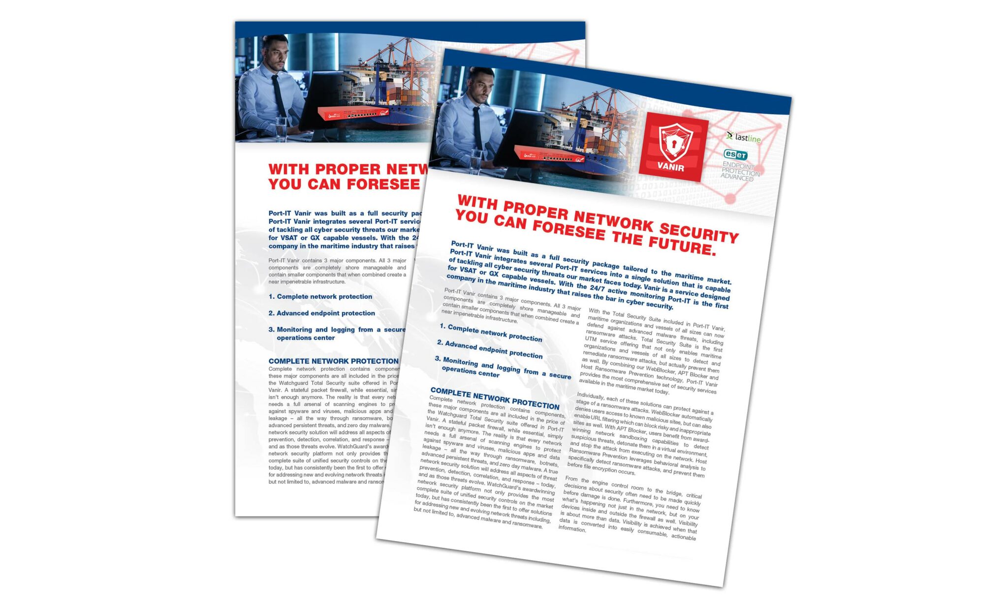 Port-IT - Cybersecurity solutions - VANIR - complete network security